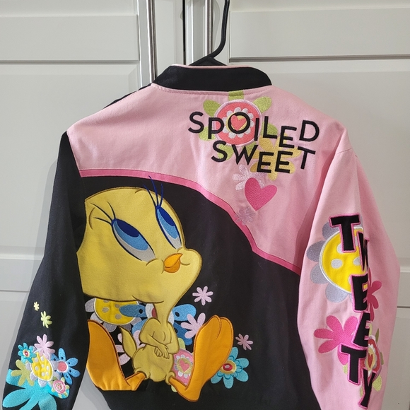 JH Collectibles | Jackets & Coats | Embroidered Tweety Bird Jacket 22 ...